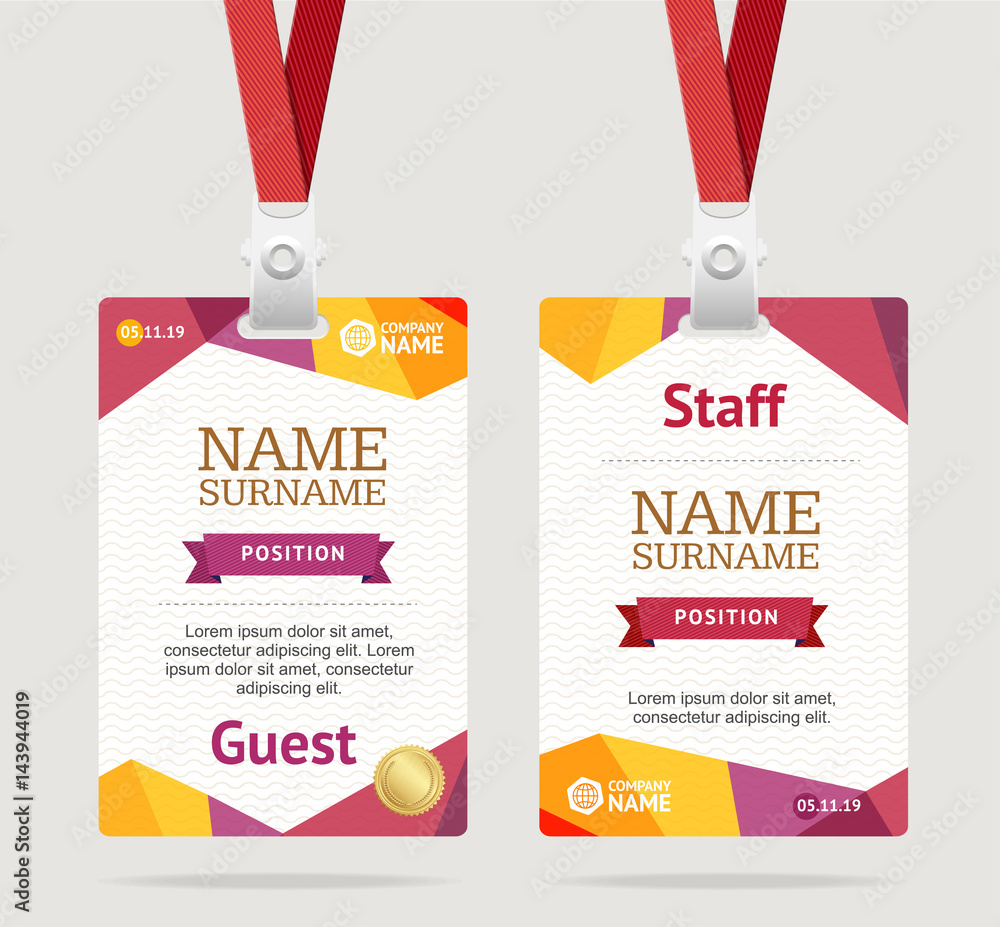 Badge Template Vector