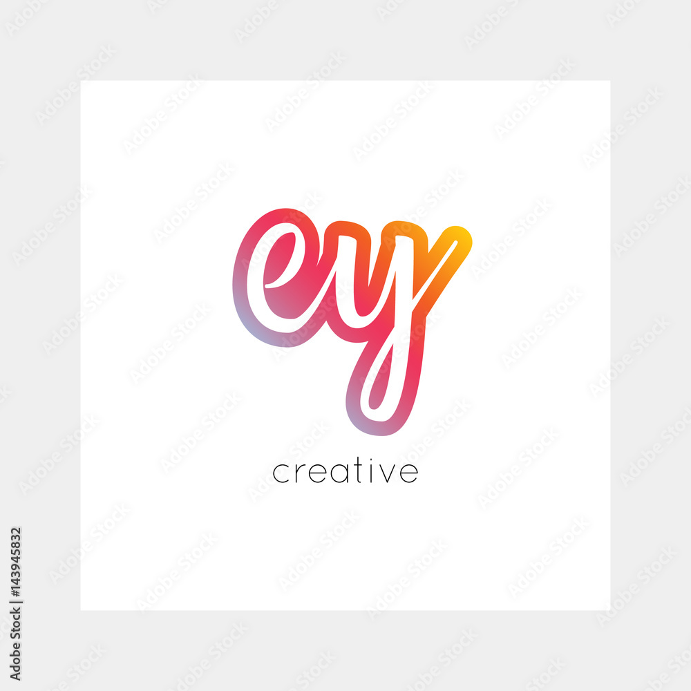 EY logo, vector. Useful as branding symbol, app icon, alphabet element ...