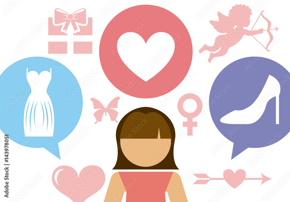 Love and Relationship Pictogram Infographic Stock Template | Adobe Stock