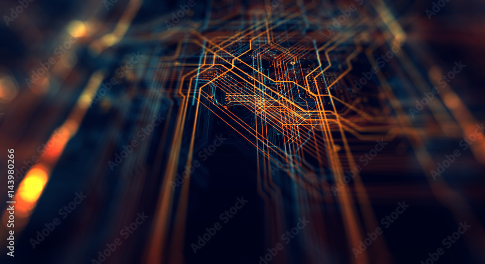 Technology background/Abstract technology background made of different ...