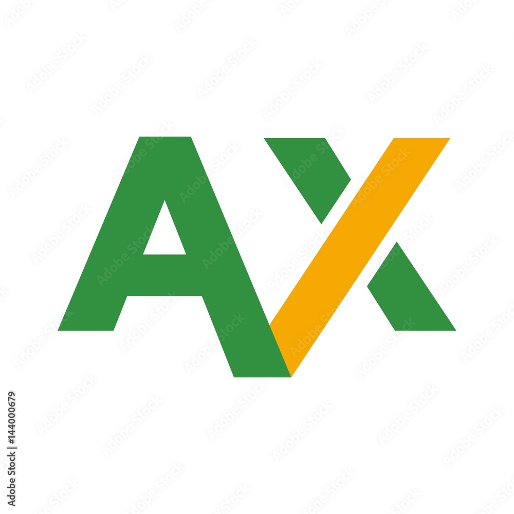 letter A and X logo vector. Stock Vector | Adobe Stock