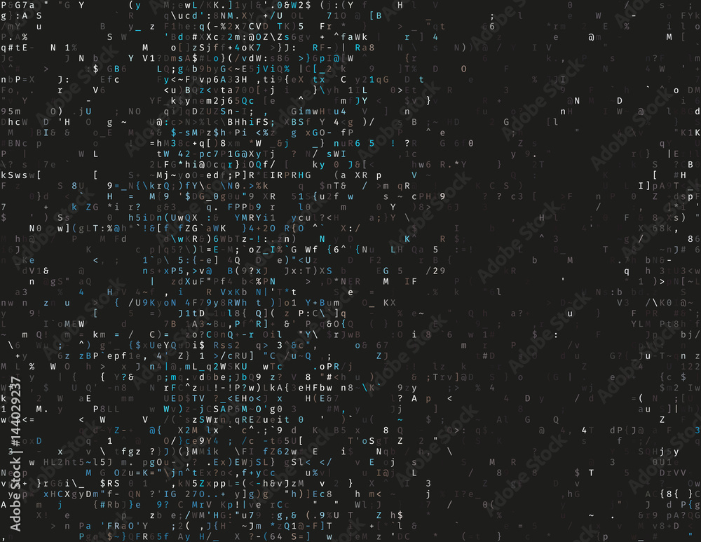 Corrupted source code. Modern vector illustration about computer ...