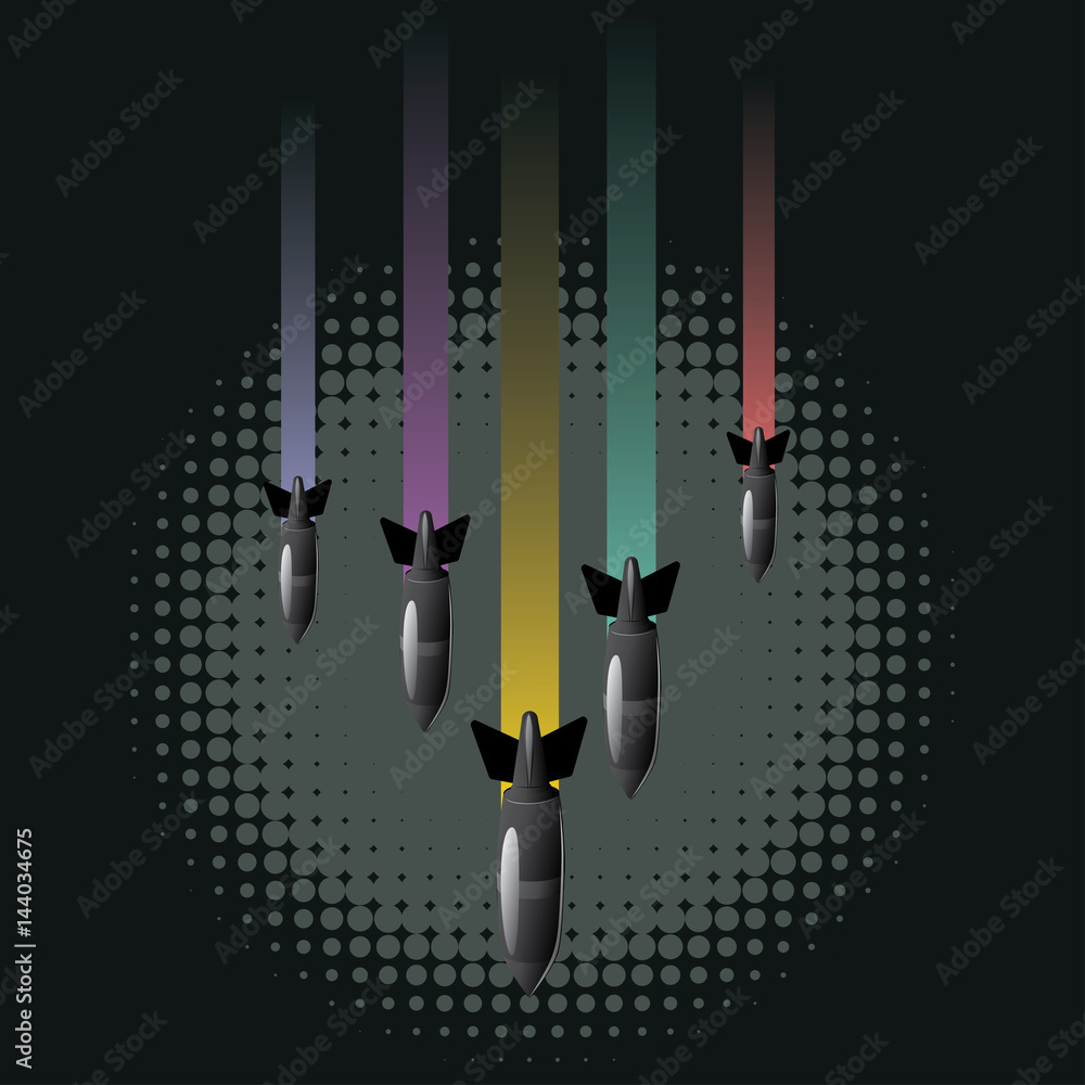 Cartoon Air Bomb Stock Vector | Adobe Stock