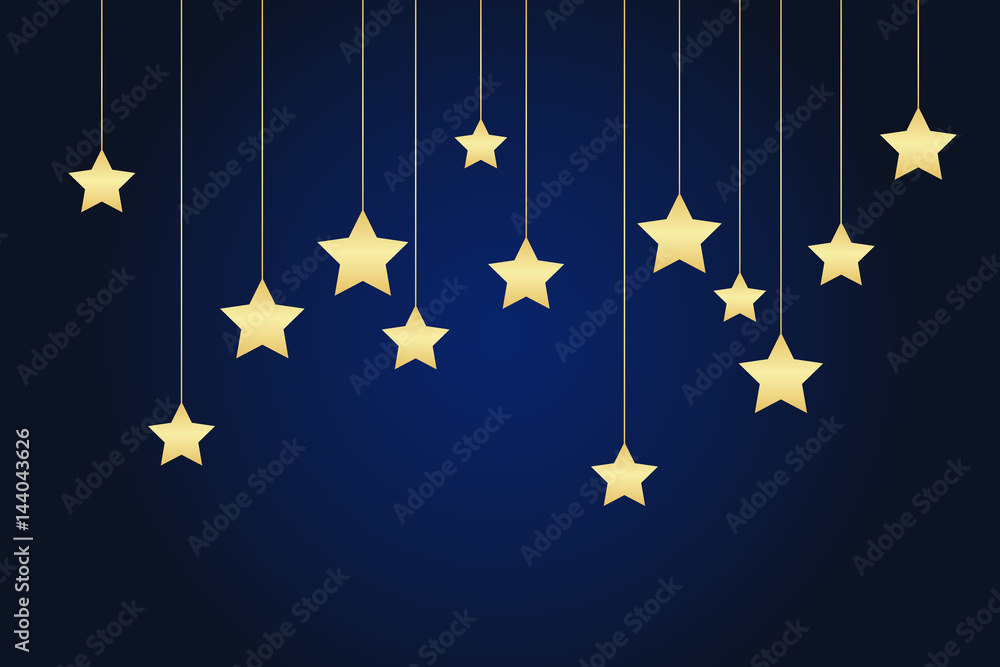 Blue background with stars Stock Vector | Adobe Stock