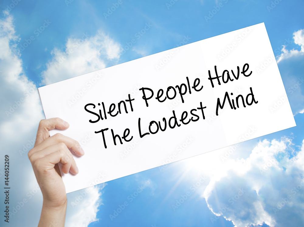 Quiet People Have The Loudest Minds Wallpaper
