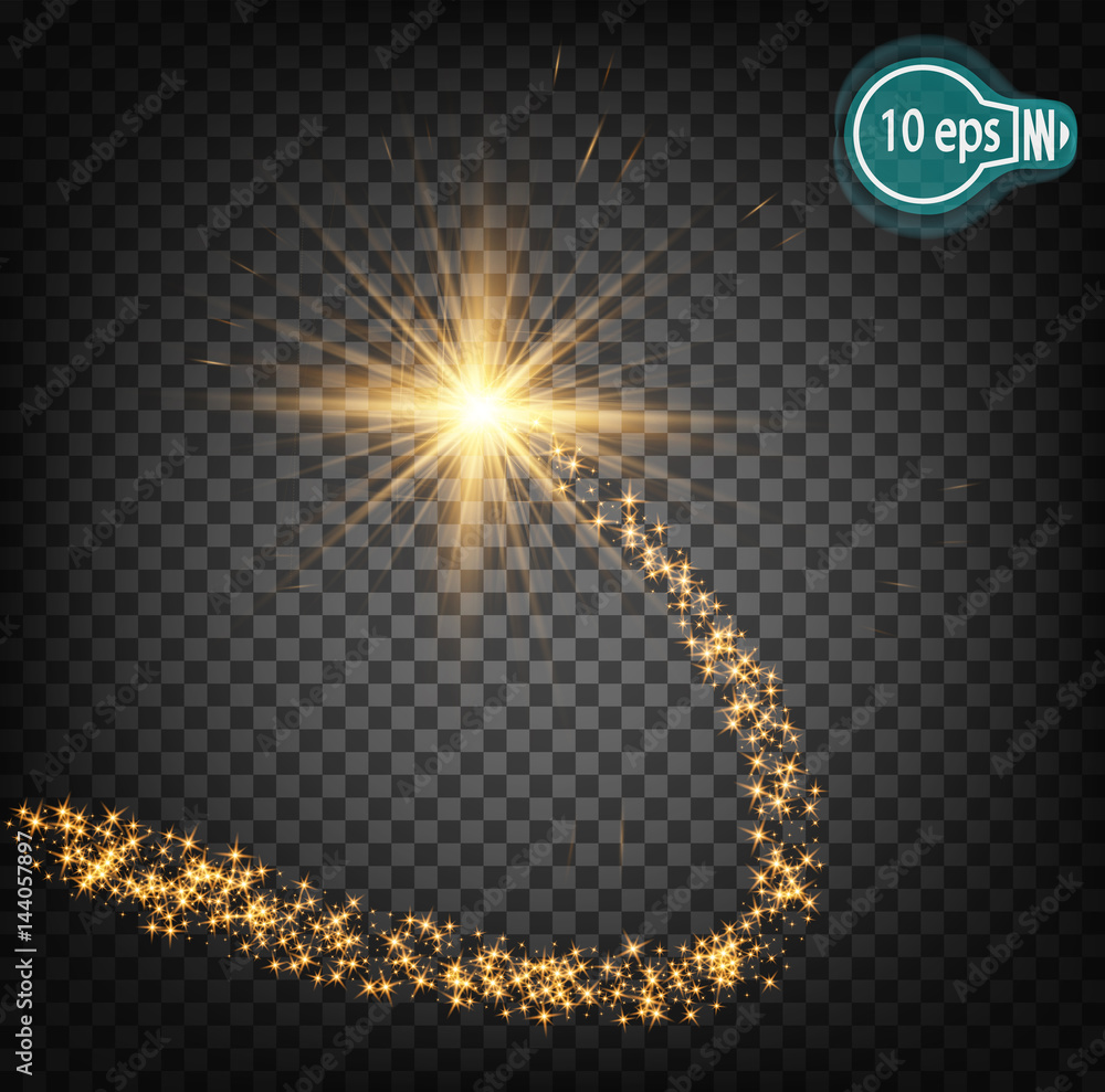 Cosmic glow, Christmas star. In distant space. Concept design for star ...