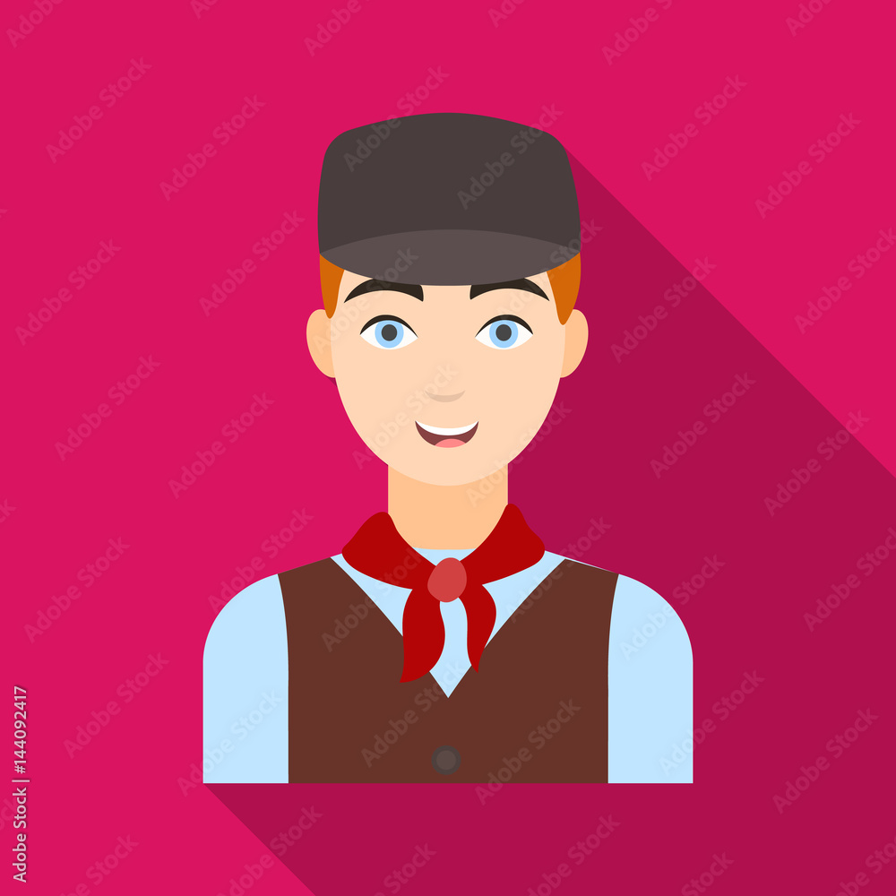 Belgian guy in a cap and waistcoat.The dark Belgian wolf. Belgium ...