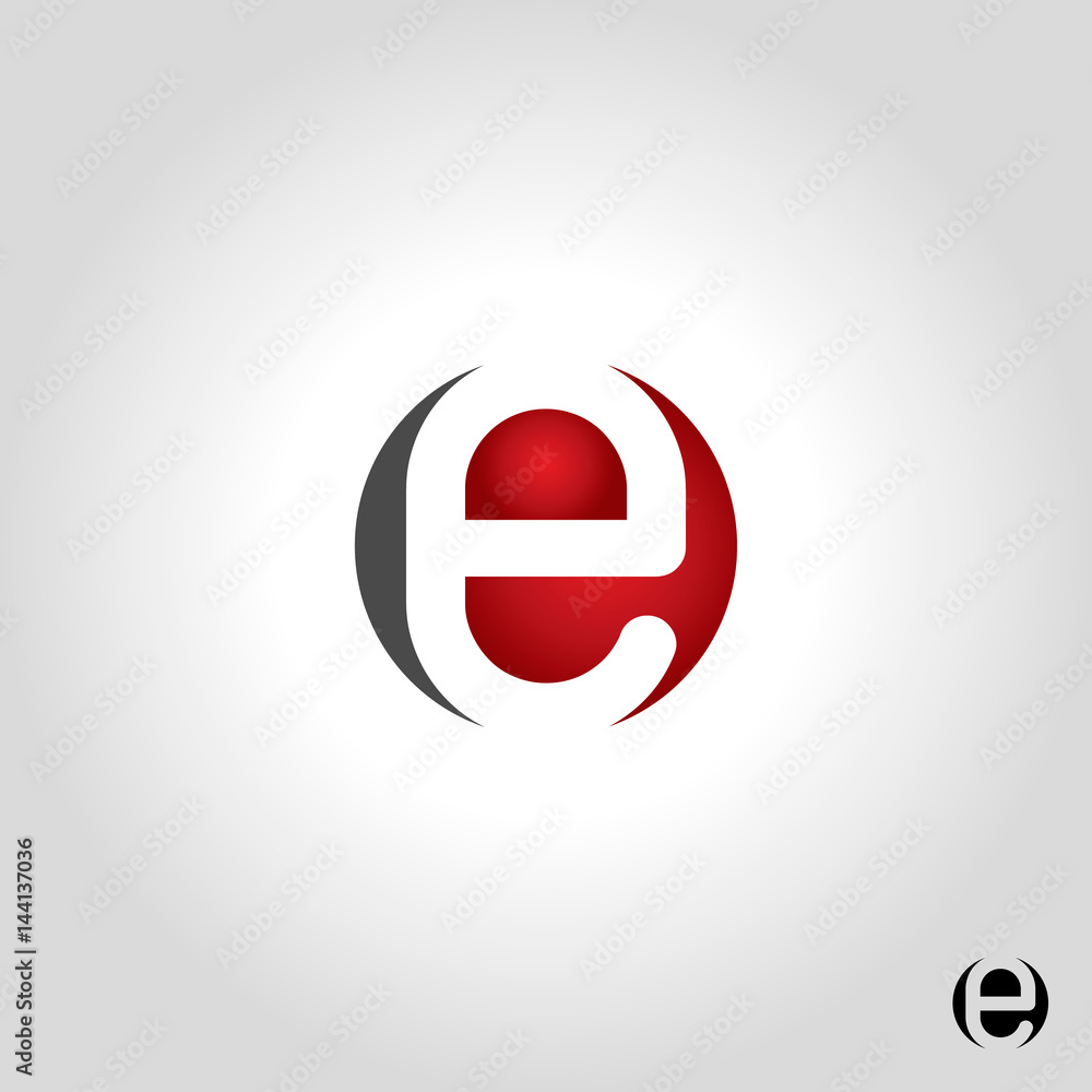 letter e logo, icon and symbol vector illustration Stock Vector | Adobe ...