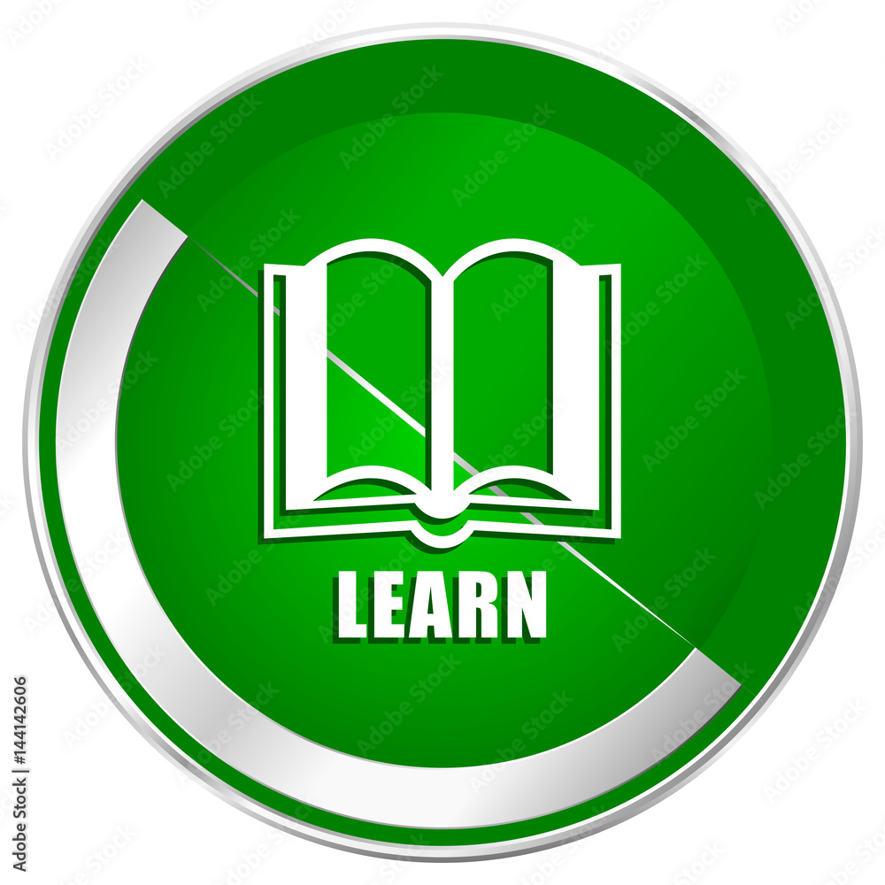 Learn green icon. Stock Illustration | Adobe Stock