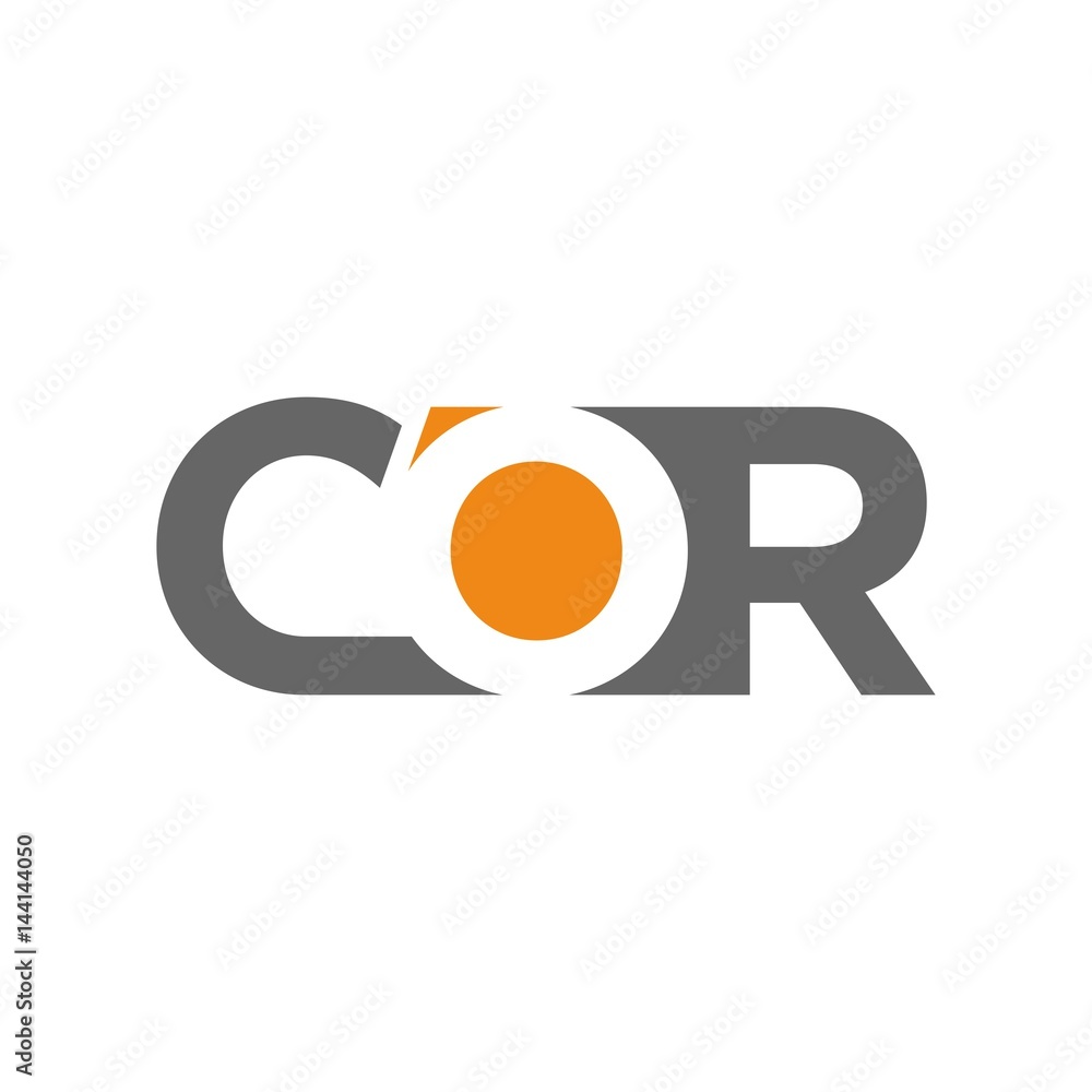 letter c o and r logo vector. Stock Vector | Adobe Stock