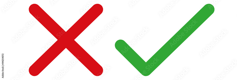 Kreuz Haken Icons Stock-Vektorgrafik | Adobe Stock