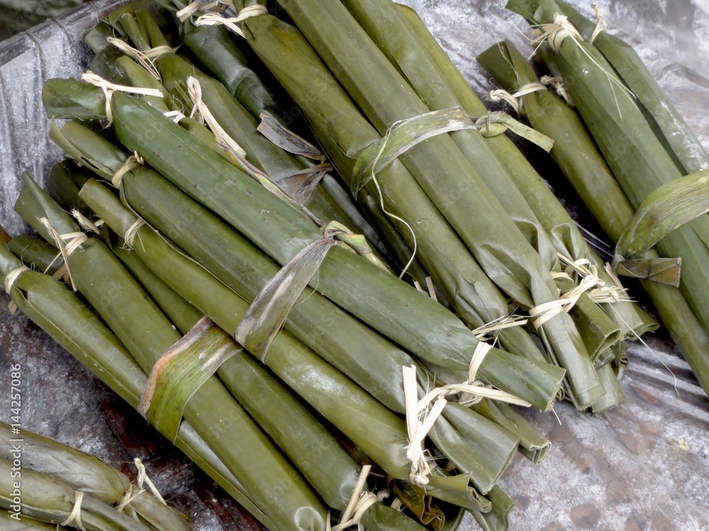 Suman, Filipino favorite. Sticky rice in banana leaves Suman is a ...