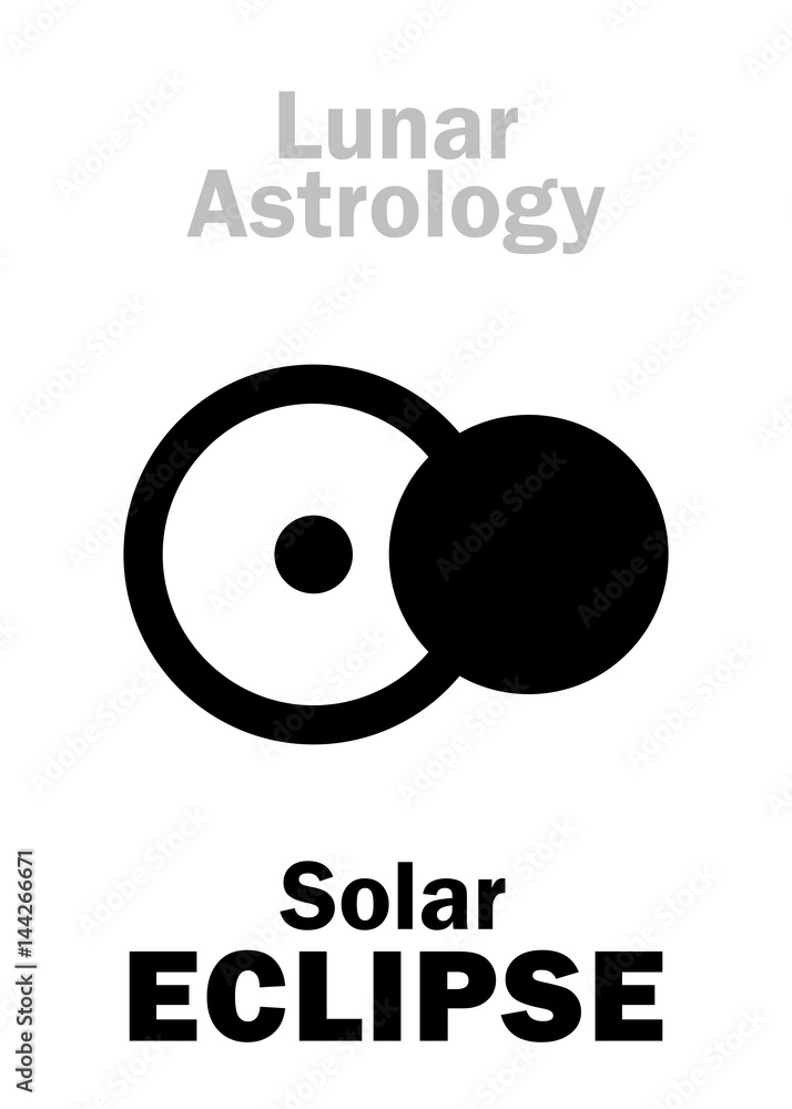 Astrology Alphabet: Solar ECLIPSE, astronomical phenomenon ...