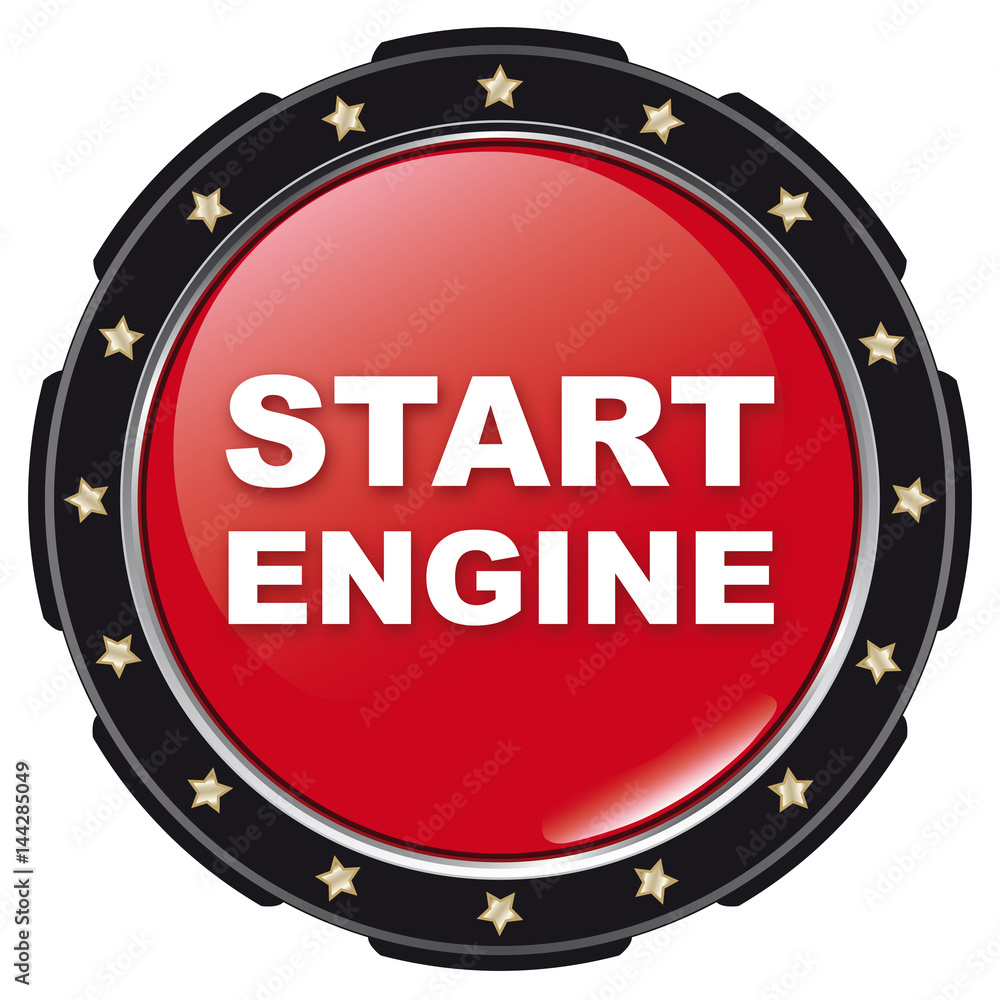 start engine icon Stock Illustration | Adobe Stock