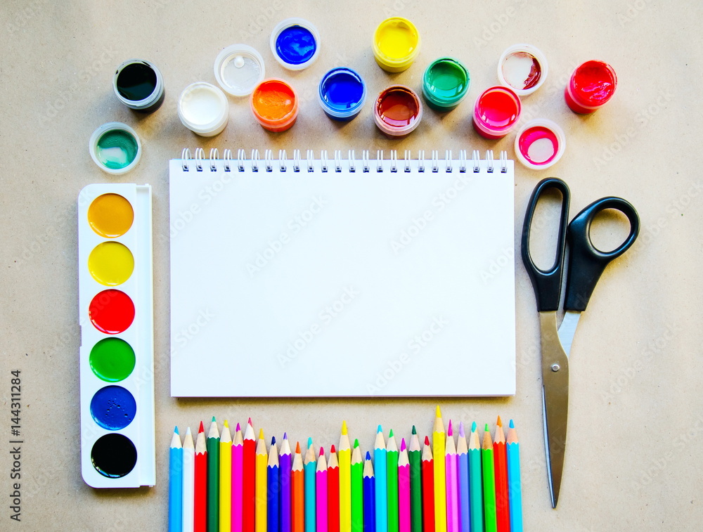 Writing Paper With Drawing Space