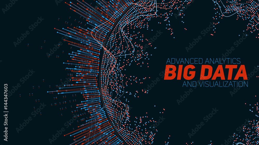 Big data circular visualization. Futuristic infographic. Information ...