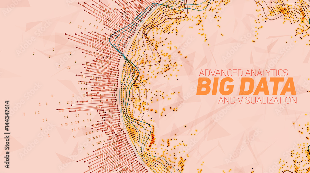 Big data circular visualization. Futuristic infographic. Information ...
