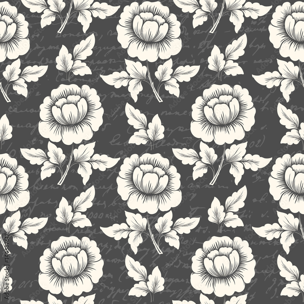 Old Fashioned Flower Backgrounds