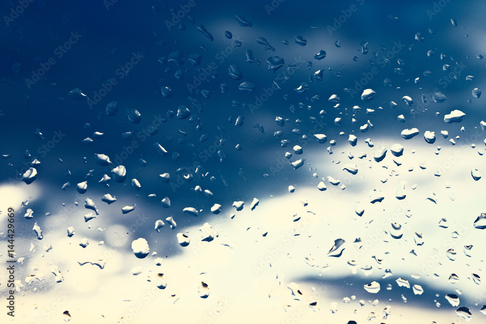 background image of a rain texture on a window pane. Textured ...
