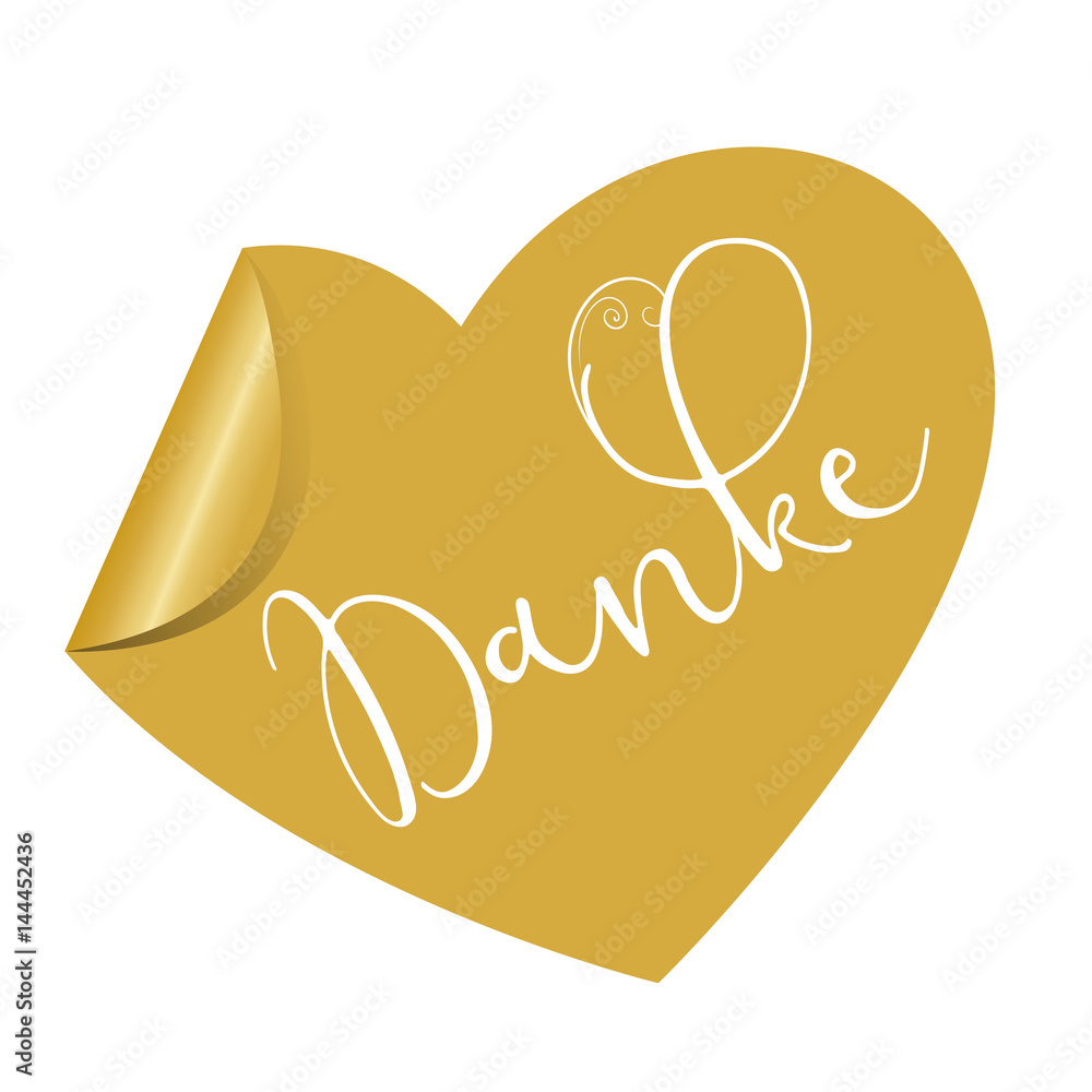 Danke Stock Vector | Adobe Stock