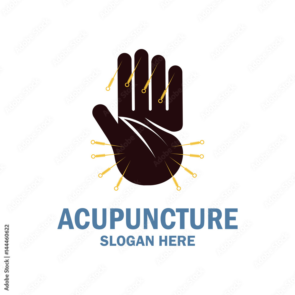 acupuncture therapy logo with text space for your slogan / tagline ...