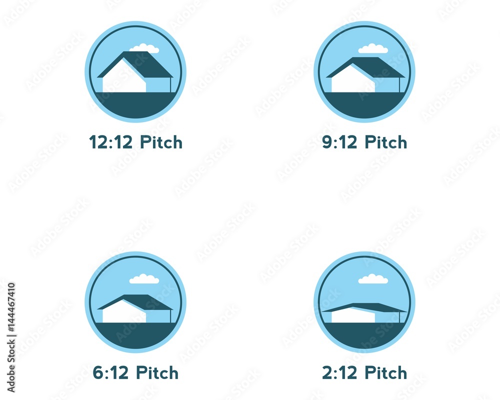 Home Pitch Icons Vector Stock Vector | Adobe Stock