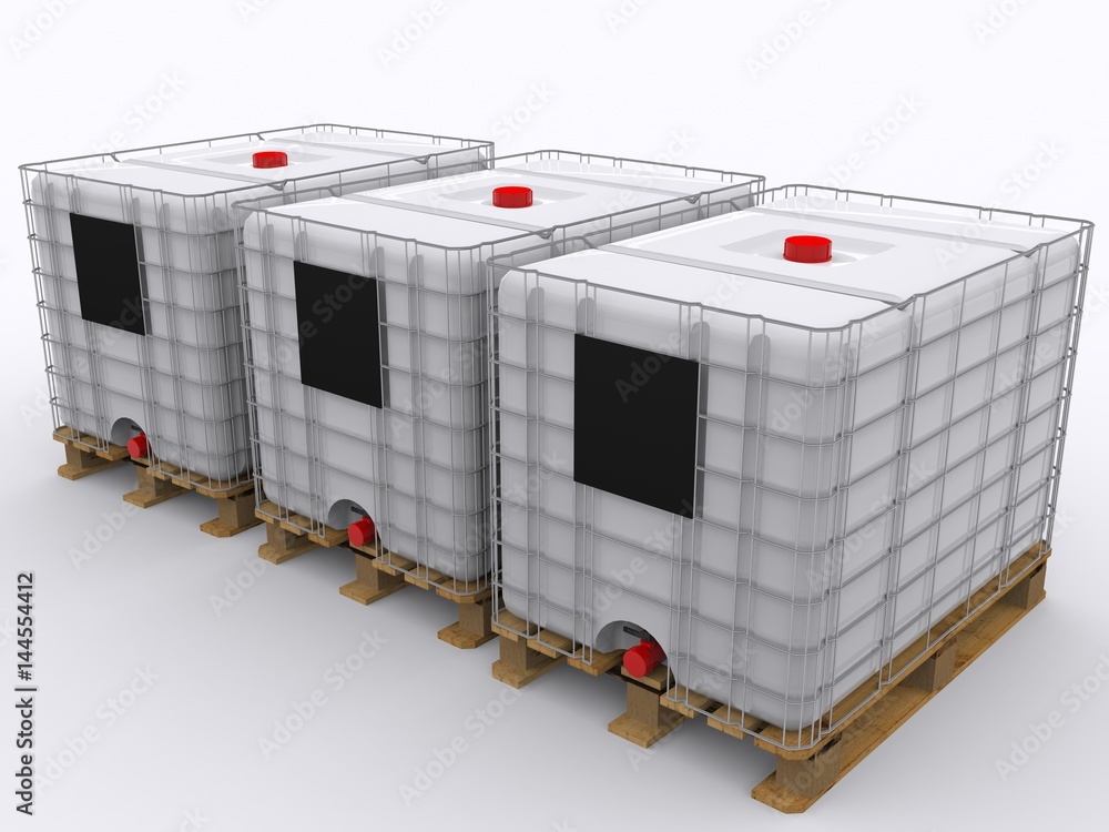 IBC Container Stock Illustration | Adobe Stock