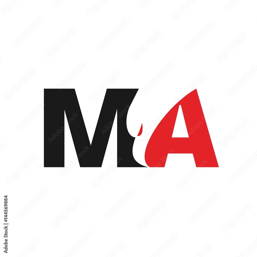 letter A and M logo vector. Stock Vector | Adobe Stock
