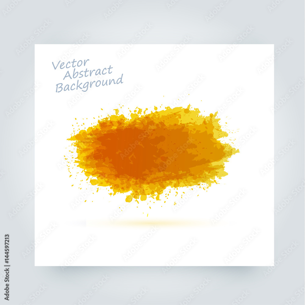 Vector abstract background with big splash and place for your text ...