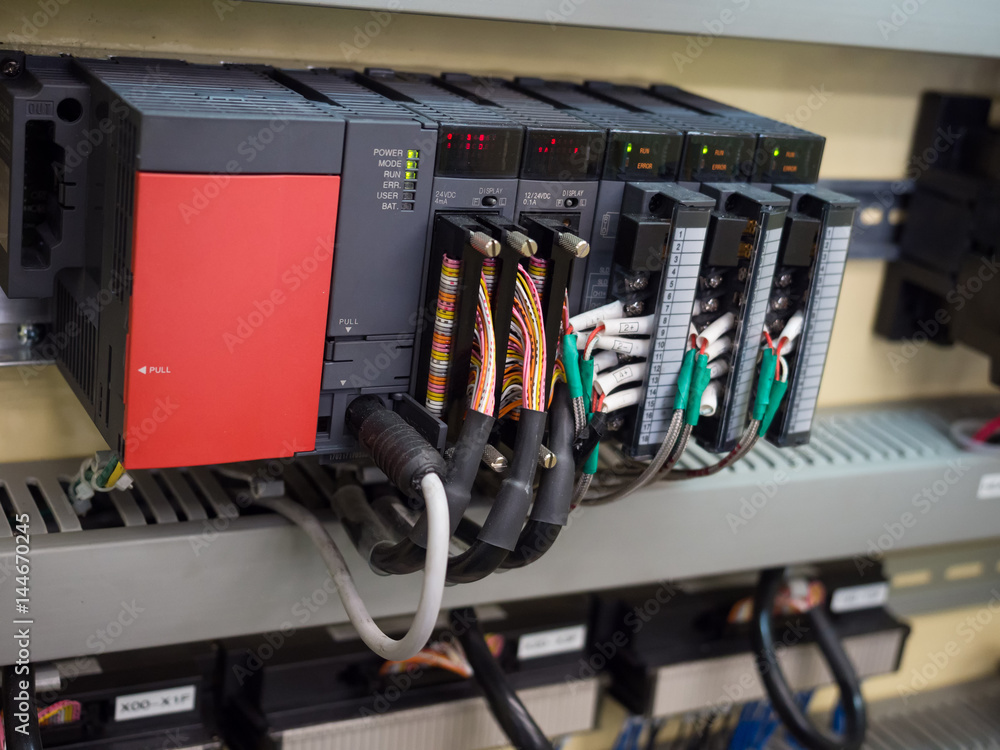 high technology Industrial Machine control by PLC programing logical ...