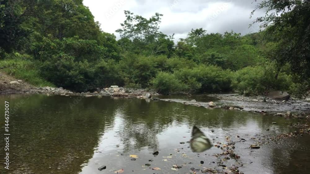 13 river crossing for bike trails along Sta Ines, Tanay, Rizal Stock ...