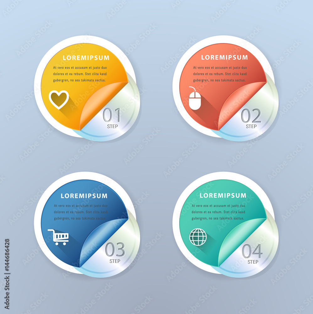 Disc education and business concept design.can used for banner ...