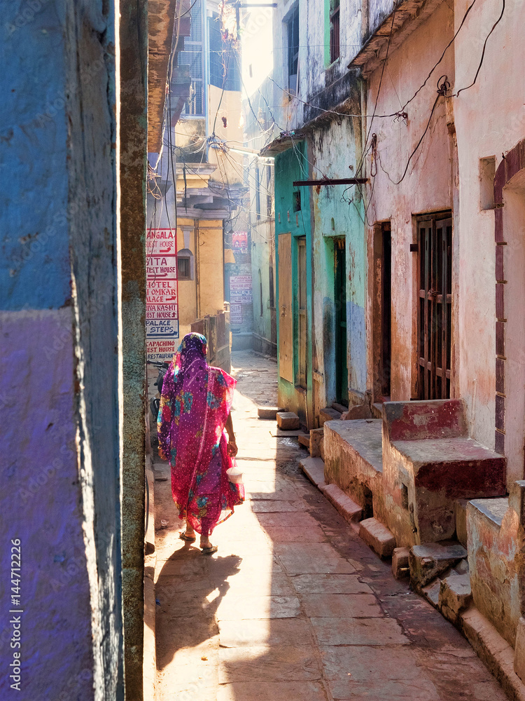 Varanasi street Stock Photo | Adobe Stock