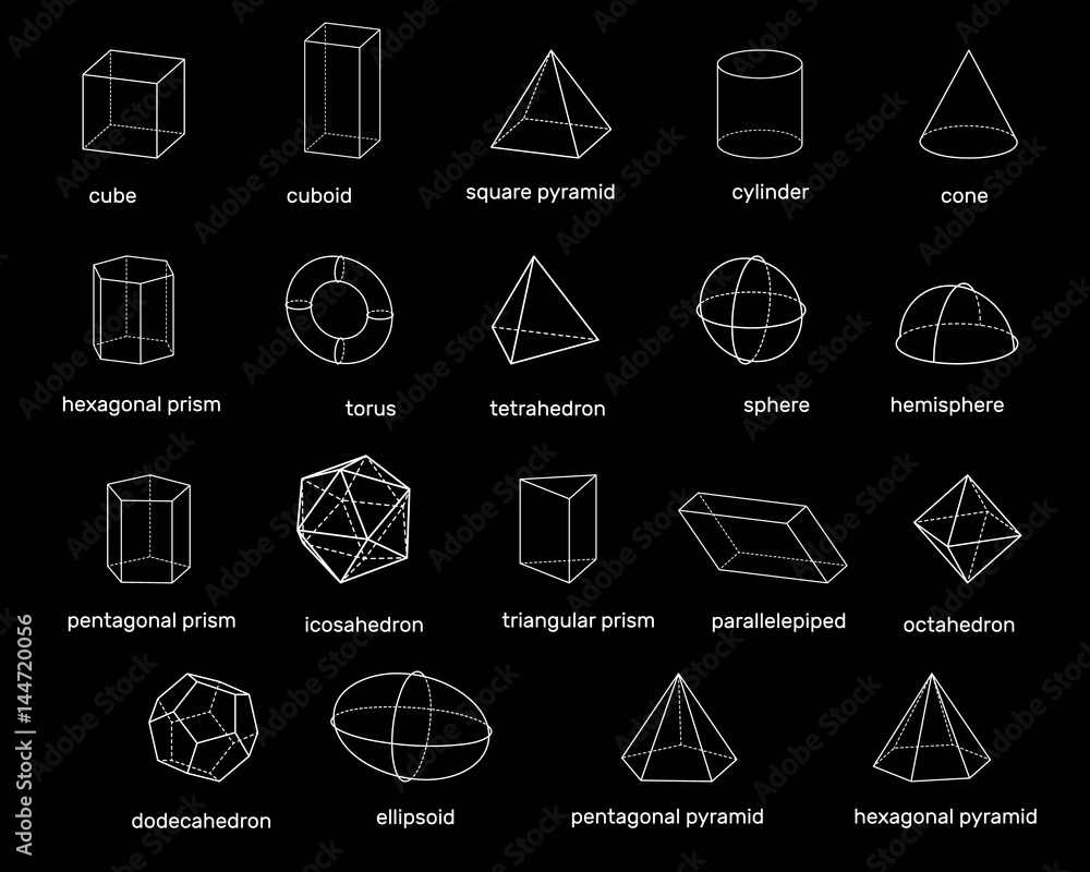 Geometric 3d Shape Art