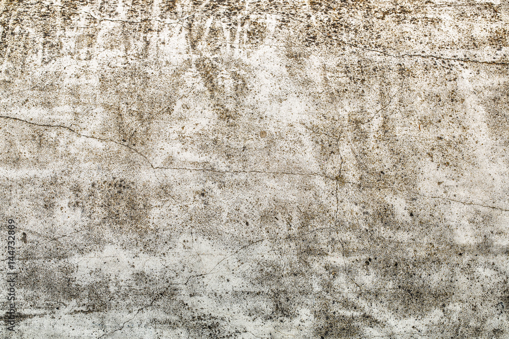 Texture of aged concrete with cracks and moss Stock Photo | Adobe Stock
