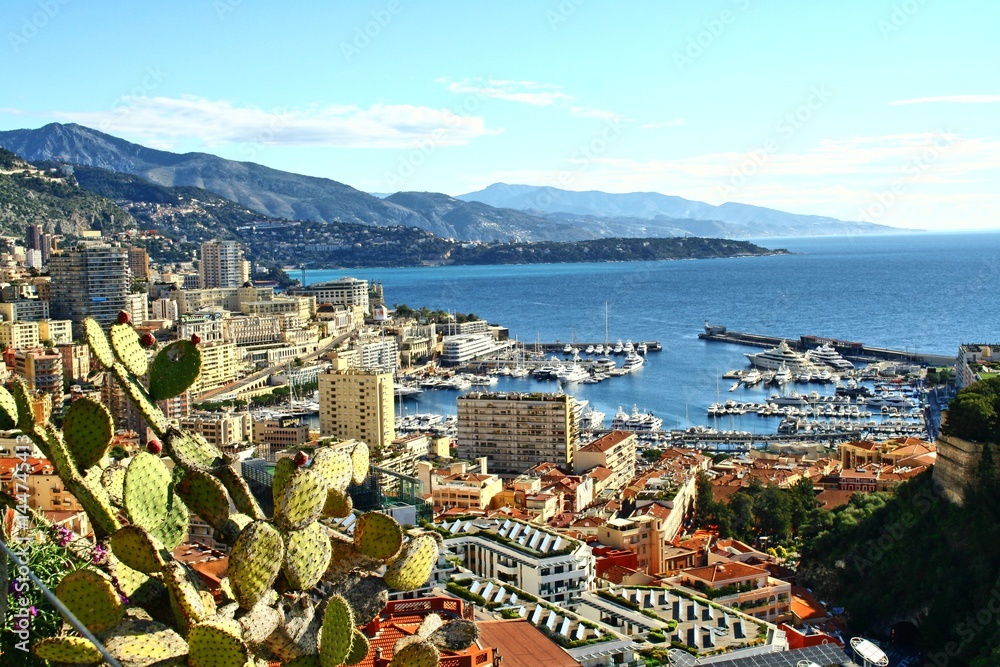 view over the bay of monaco, Stock Photo | Adobe Stock