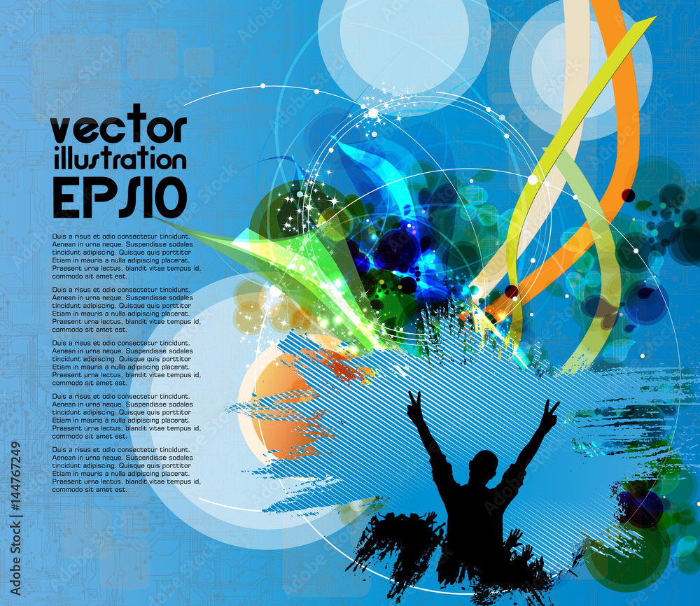 Music Event Poster Background