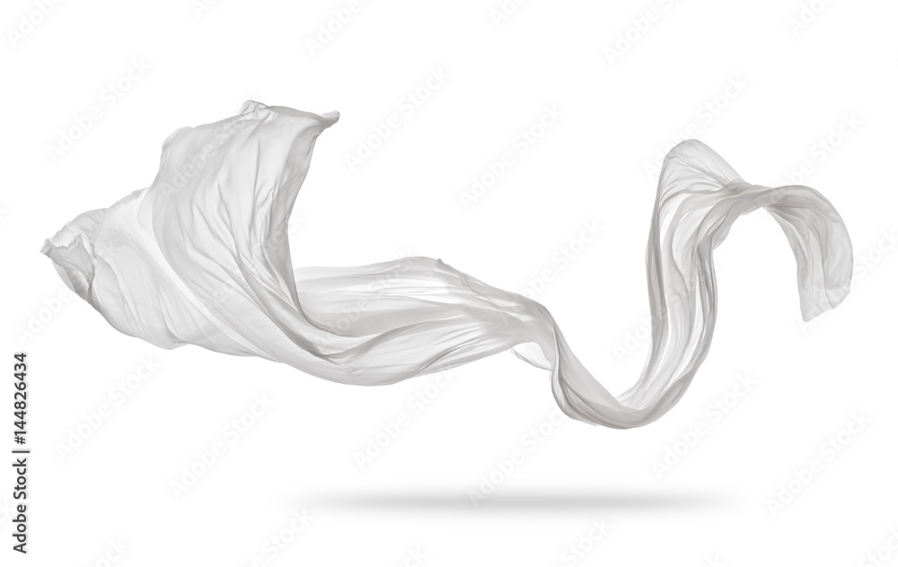 Smooth elegant white cloth on white background Stock Photo | Adobe Stock