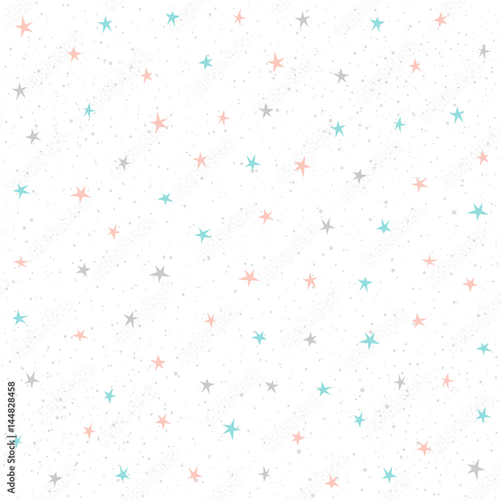 Blue And Pink Stars