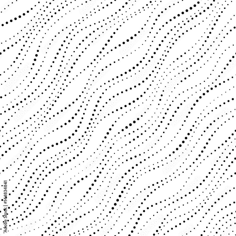 Wave texture. Seamless pattern. Vector illustration. Black and white ...