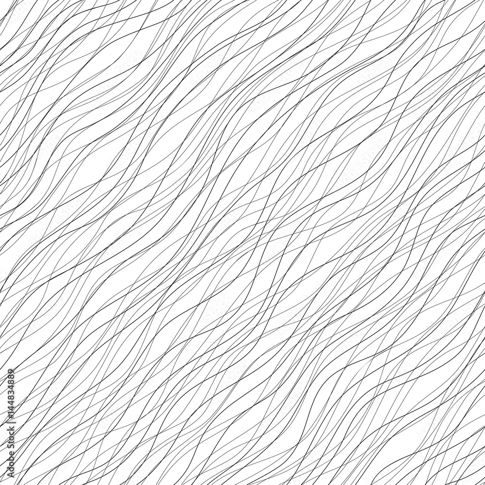 Intersecting Lines Texture Seamless Pattern Black And White