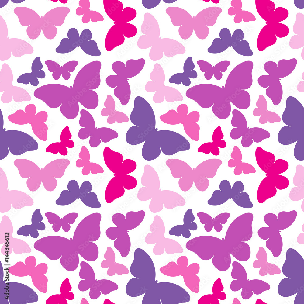 Butterfly Pattern Background