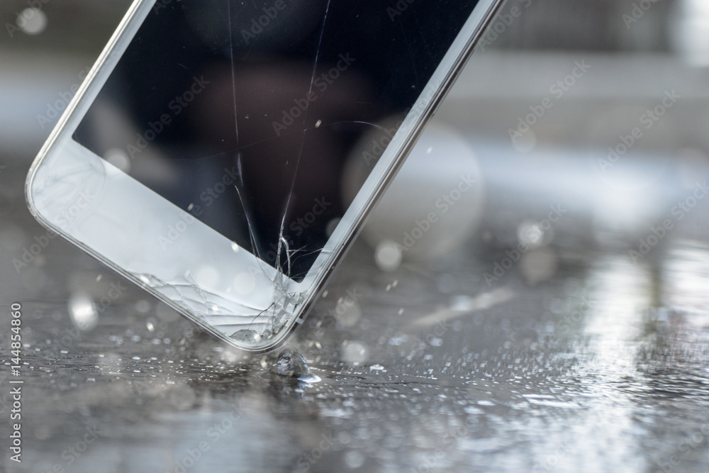 Phone hitting the street Stock Photo | Adobe Stock