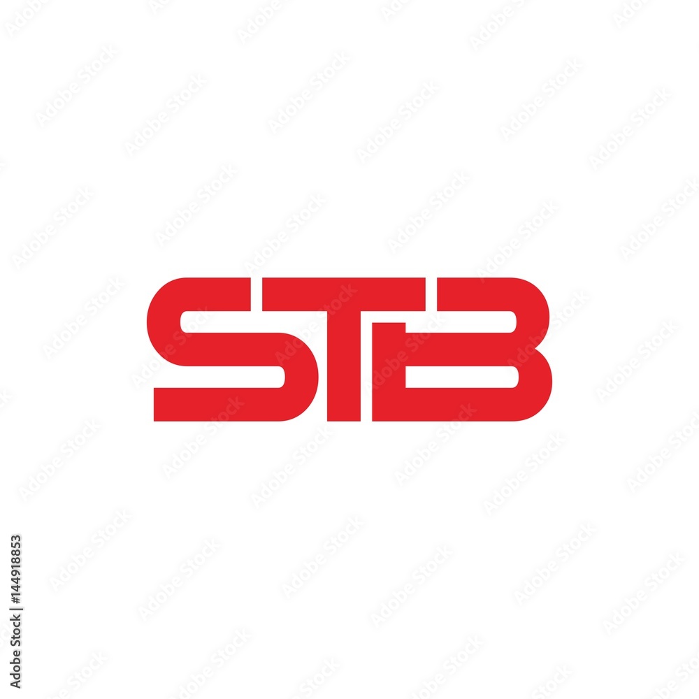 letter S B and T logo vector. Stock Vector | Adobe Stock
