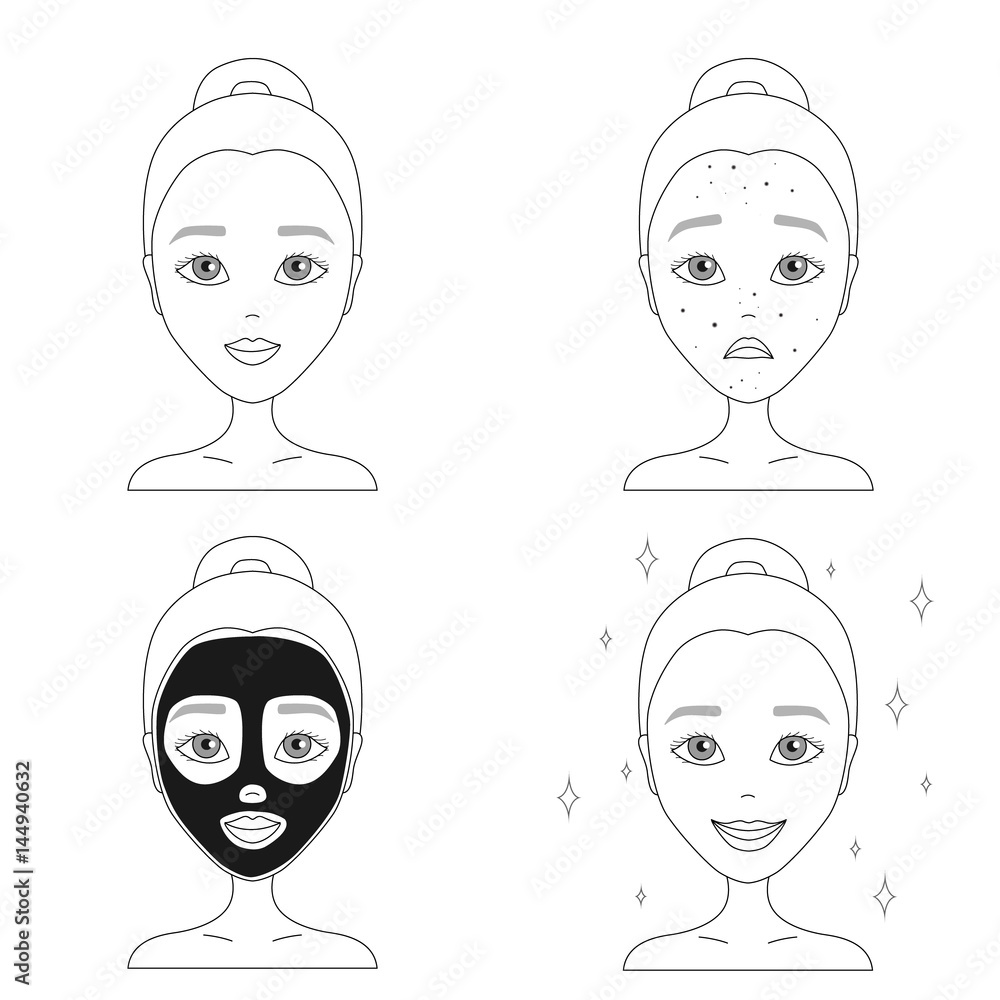 Miserable Face Drawing