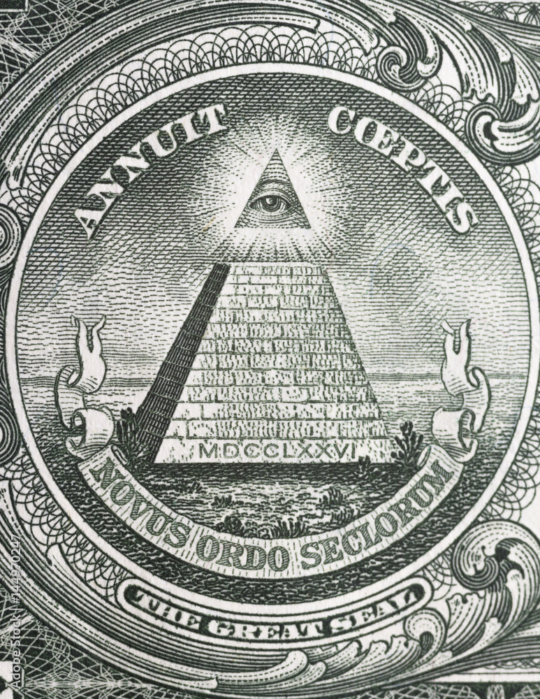 Dollar Bill Pyramid Vector