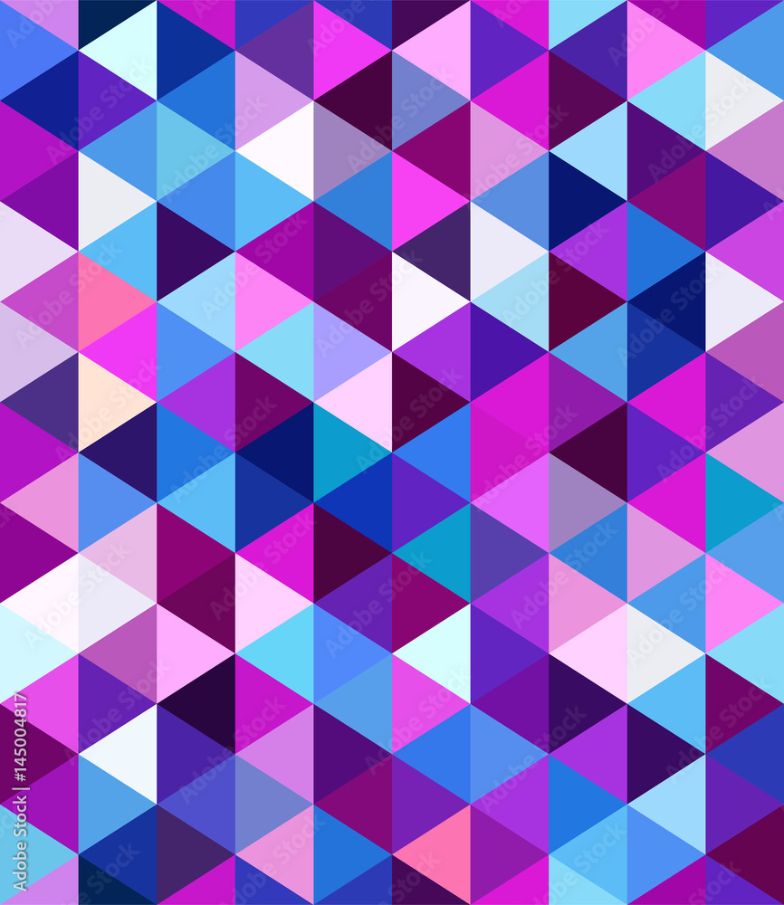 Modern abstract neon-colors geometric background with irregular ...