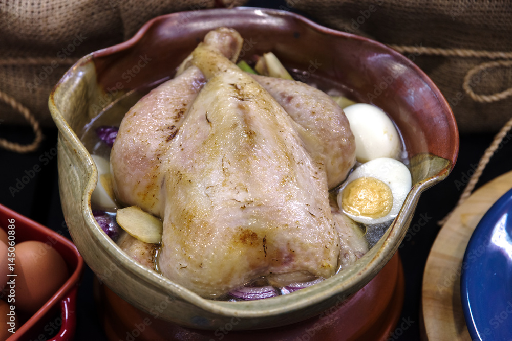 Slow cooked chicken delino Stock Photo | Adobe Stock