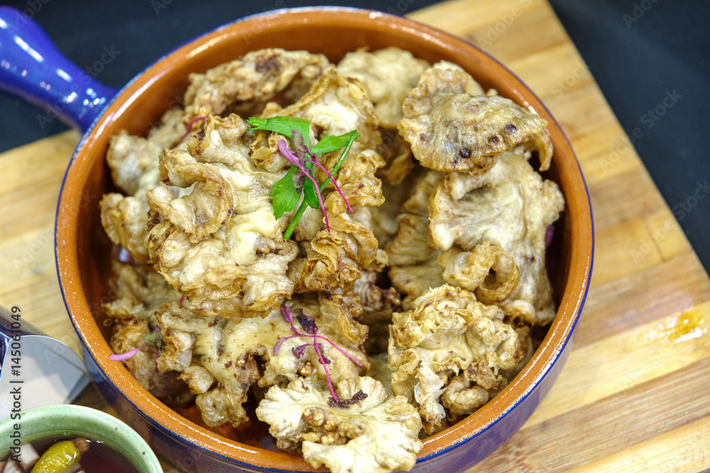 Filipino Food - Chrispy chicharong bulaklak Stock Photo | Adobe Stock