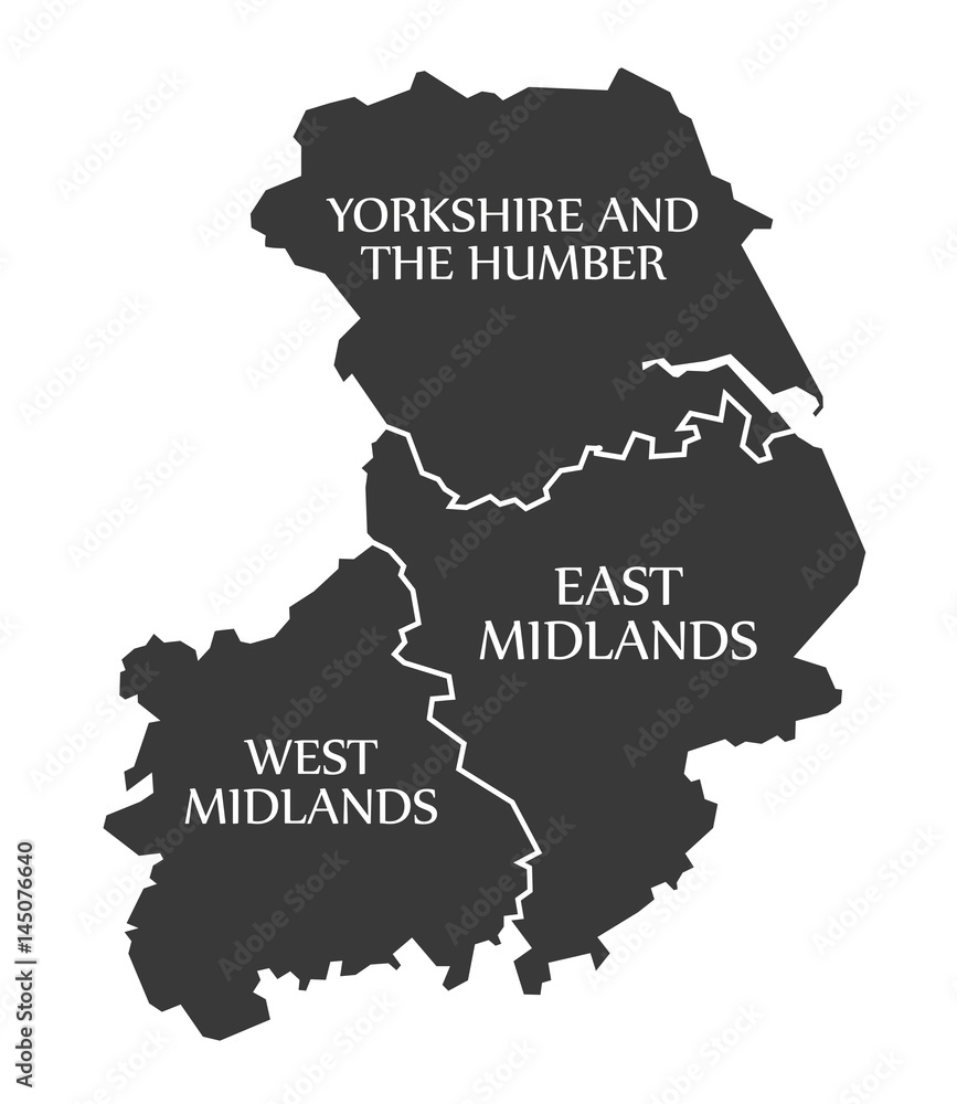 East Midlands Map
